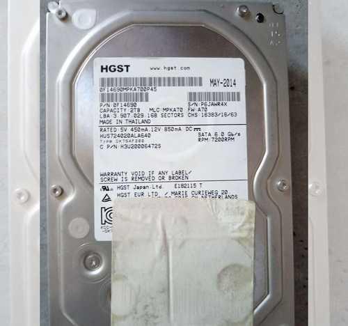 Жесткий диск Hgst hus724020ala640