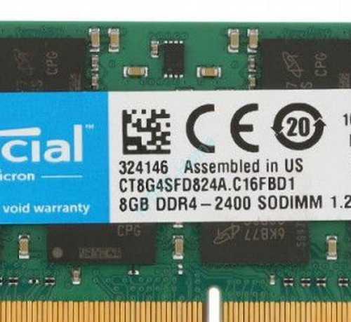 8GB Crucial CT8G4SFD8213.M16FB DDR4 2133 sodimm 16