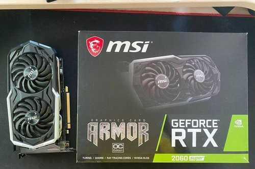 Видеокарта MSI GeForce RTX 2060 Super armor OC 8GB