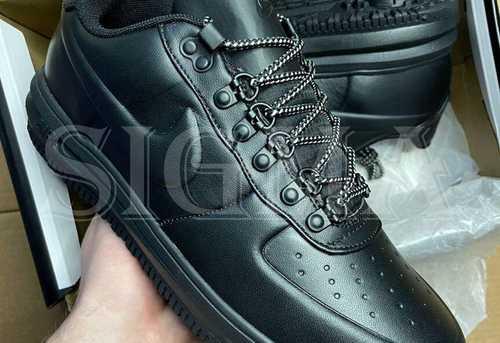 Кроссовки Nike Lunar Force 1 Duckboot Low черные
