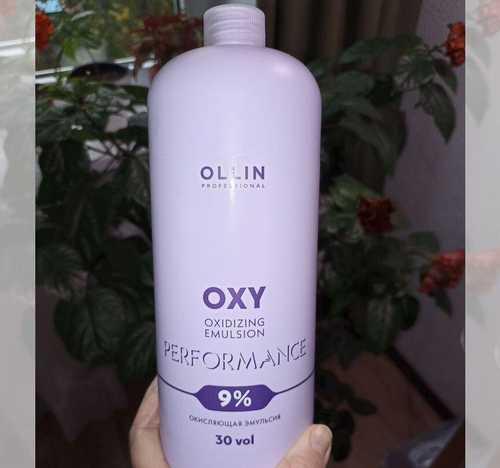 Окисляющая эмульсия "Ollin", 9% Новая. 1000 мл