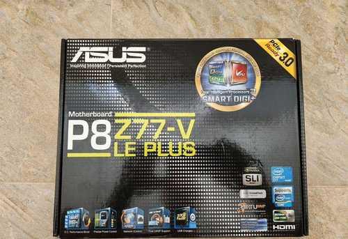 Материнская плата asus P8Z77-V LE plus