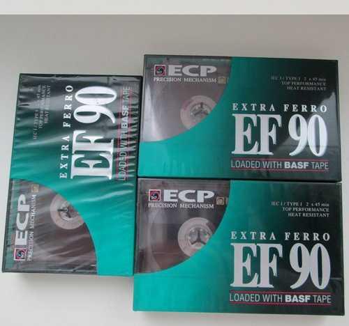 Аудиокассеты новые ECP extra ferro EF90