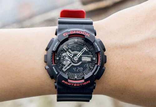 Часы casio G-shock GA-110HR-1A чек, гарантия