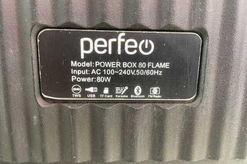Портативная колонка Perfeo Power Box 80 flame