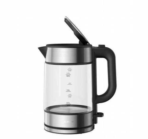 Чайник Xiaomi Electric Glass Kettle RU 1.7L, черн