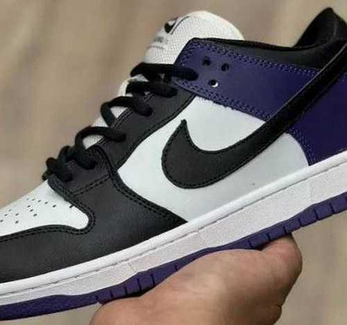 Nike sb dunk low purple фиолетовые