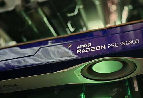 Видиокарта GPU AMD Radeon Pro W6800 32GB