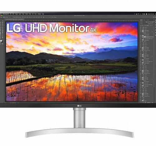 Монитор 32" LG 32UN650-W IPS 3840x2160 5ms нdmi, DisplayPort #401816