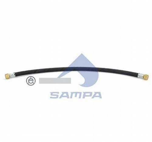 Sampa 041.195 шланг тормозной D12mm, L720mm, Hose: 3/8''\ scania P/G/R/T-Series