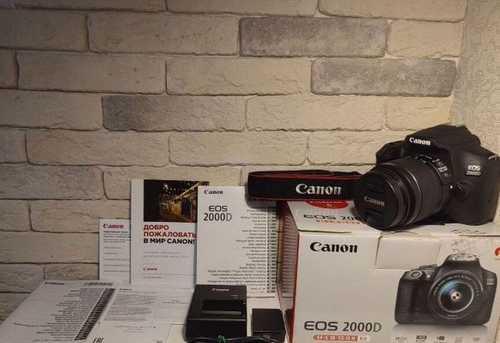 Зеркальный фотоаппарат Canon eos 2000d kit