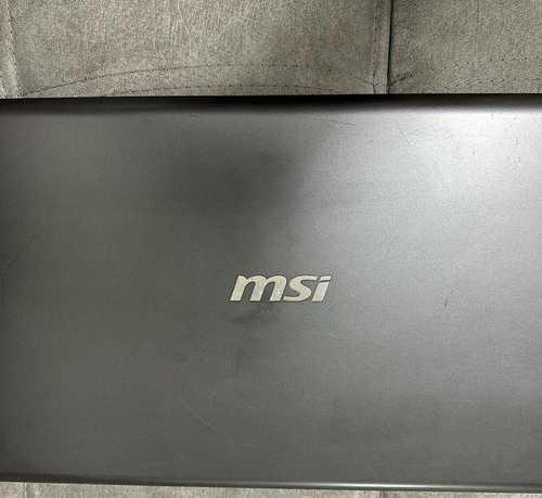 Ноутбук msi CX70