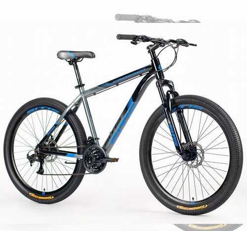 Велосипед sitis crosser SCR27,5MD 27,5" (2024) Black-Grey-Blue Vol426