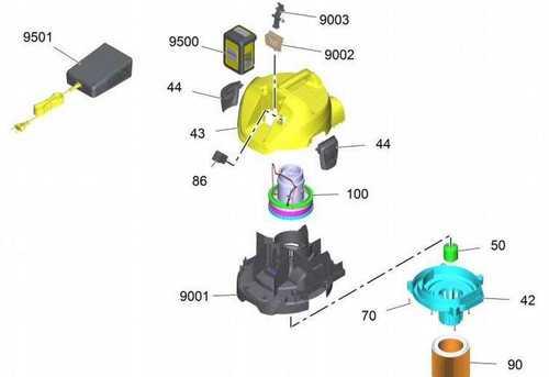 Запчасть karcher WD 3 Battery (1.629-910.0)