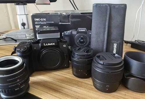 Беззеркальный фотоаппарат Panasonic Lumix DMC-G7K