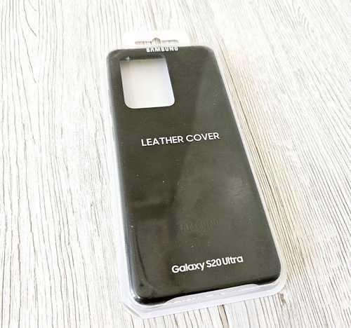 Чехол Leather Cover для Samsung Galaxy S20 Ultra