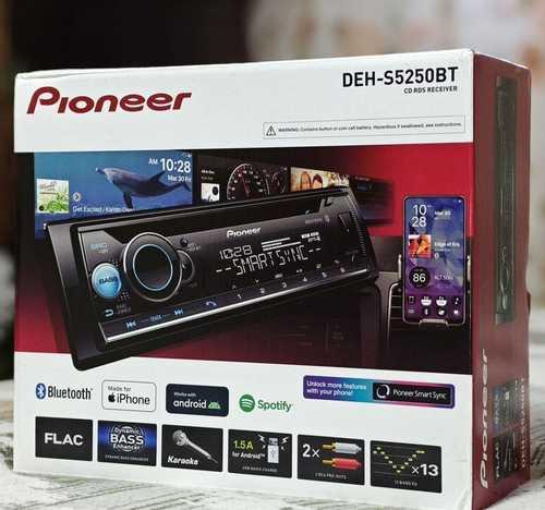 Магнитола Pioneer DEH-S5250BT