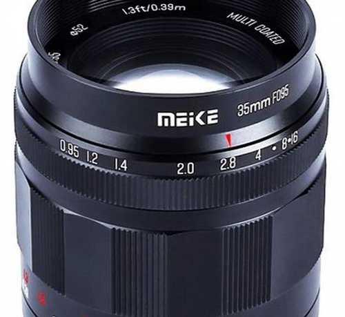 Объектив Meike 35mm f/0.95 Sony E-Mount APS-C