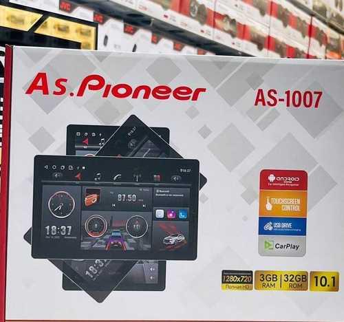 Android магнитола 3 32Gb Pioneer AS-1007