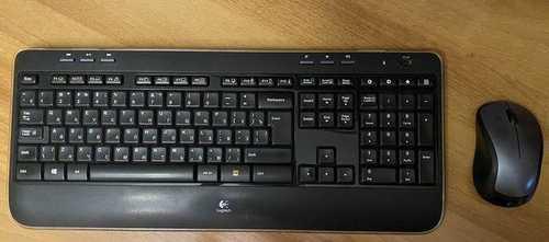 Беспроводная мышь и клавиатура Logitech
