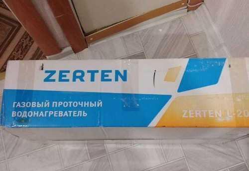Zerten-газовый проточный водонагреватель