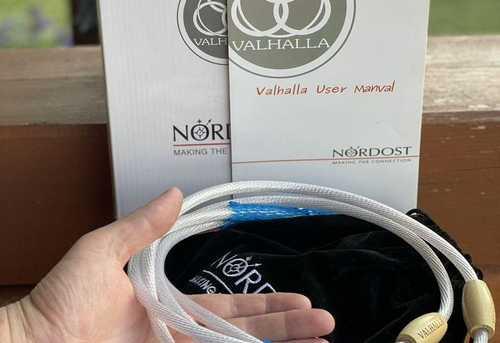 Кабель акустический Nordost "Valhalla" RCA-RCA, 1м