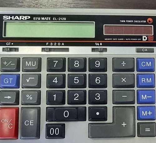 Калькулятор sharp el-2129
