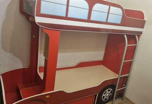 Кровать двухэтажная автобус серия London
