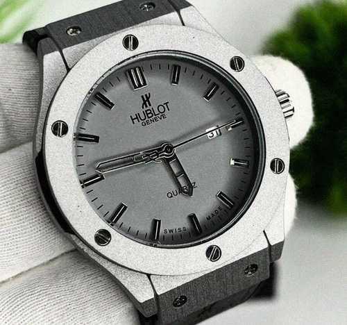 Наручные часы Hublot серые (Арт.15173)