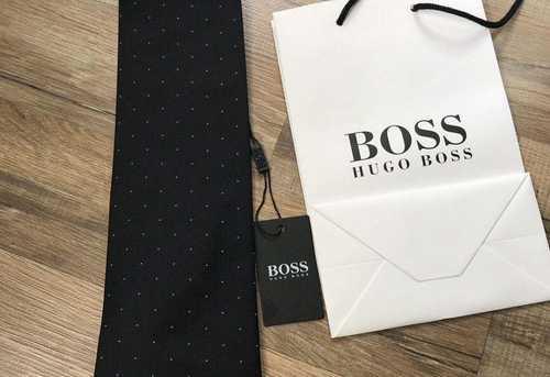 Мужской галстук Hugo Boss Оригинал Новый #850