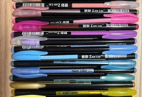 Ручки гелевые, цветные