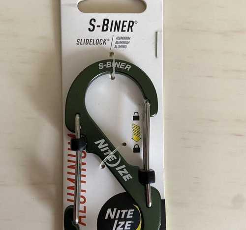 Карабин Nite Ize S-Biner Slidelock #4 Aluminum