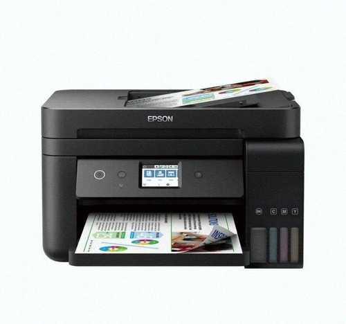 Мфу струйный Epson L6290, черный