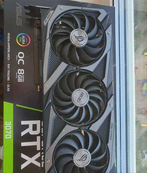 Видеокарта asus ROG-strix RTX3070 O8G V2 gaming