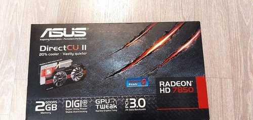 Видеокарта Asus AMD Radeon HD7850 2048Mb 256bit