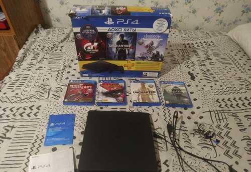Playstation 4 Slim 500 GB + PS Plus Deluxe