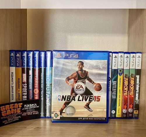 Игры PS4: NBA Live 15