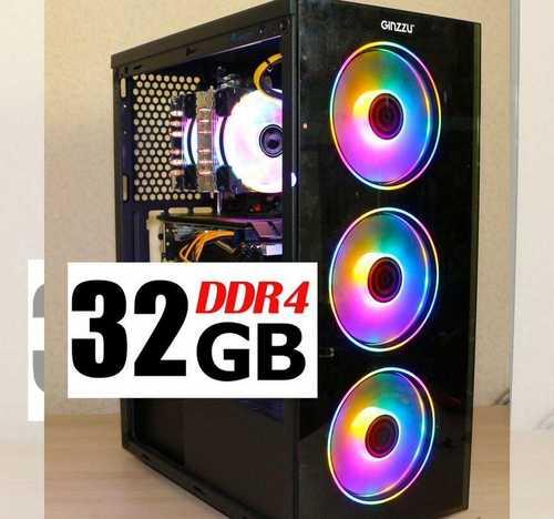 Игровой пк i9/SSD512/DDR32/RX580 8gb