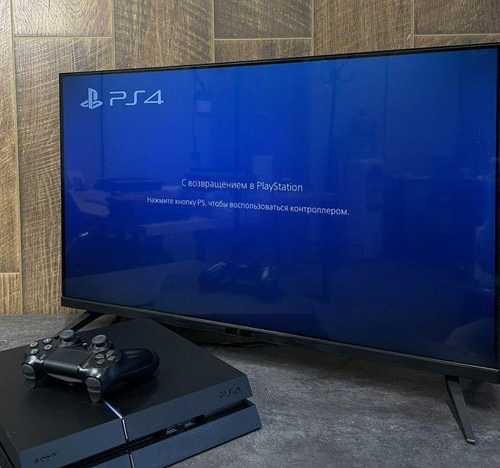Sony PlayStation 4 Fat 500 GB Black гарантия