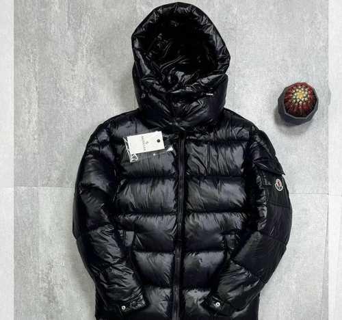 Пуховики Зимние Мужские Moncler Глянец Люкс