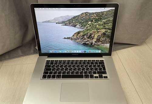 MacBook Pro 15 (2012), 500 ГБ, Core i7, 2.3 ГГц, RAM 4 ГБ, GeForce GT 650M 0.5 ГБ
