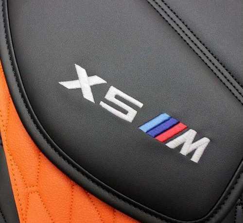 Коврики BMW X5 с оранж вставками Bmw