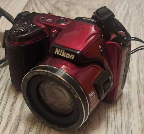 Фотоаппарат Nikon coolpix l810, красный