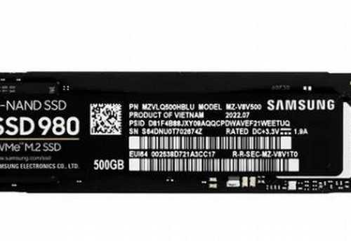 SSD M.2 накопитель Samsung 980 500Gb NVMe