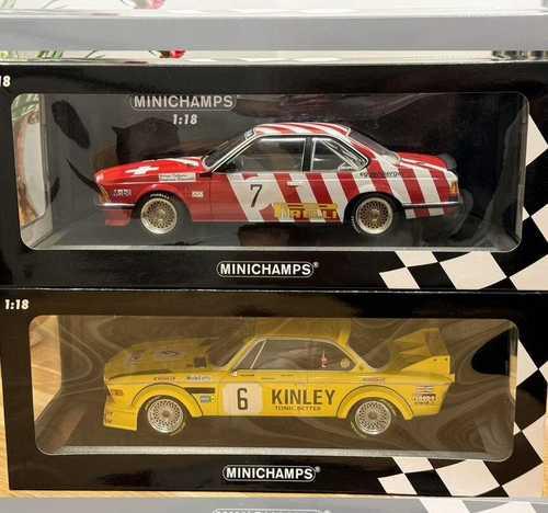 Модель BMW 3.0 CSL 1:18 Minichamps