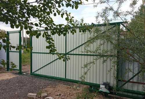 Откатные ворота под ключ