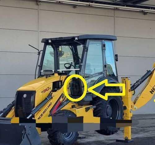 Стекло лобовое нижнее левое New Holland B80