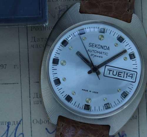 Sekonda Automatic мужские часы СССР 1976 год R