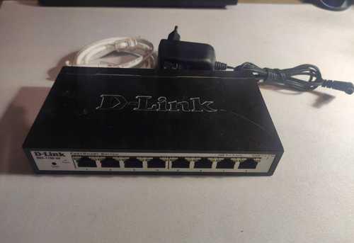 Коммутатор\свитч D-Link DGS-1100-08