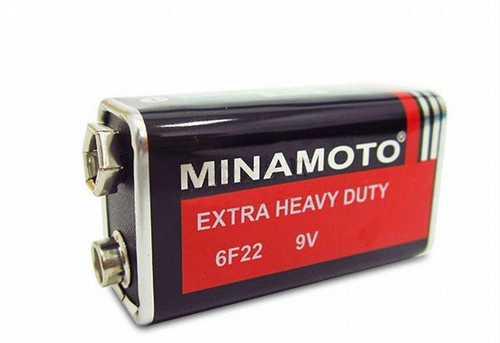 Батарейка солевая minamoto 6F22 (9V)
